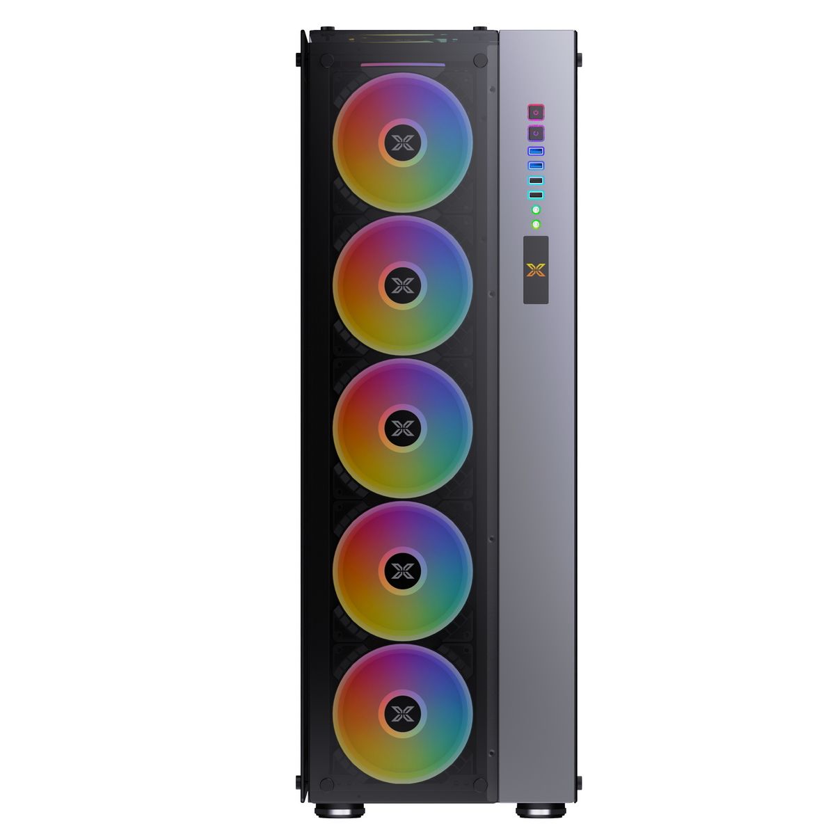 Корпус Xigmatek Elysium II (Super EATX, Left/Right/Top Tempered Glass ...