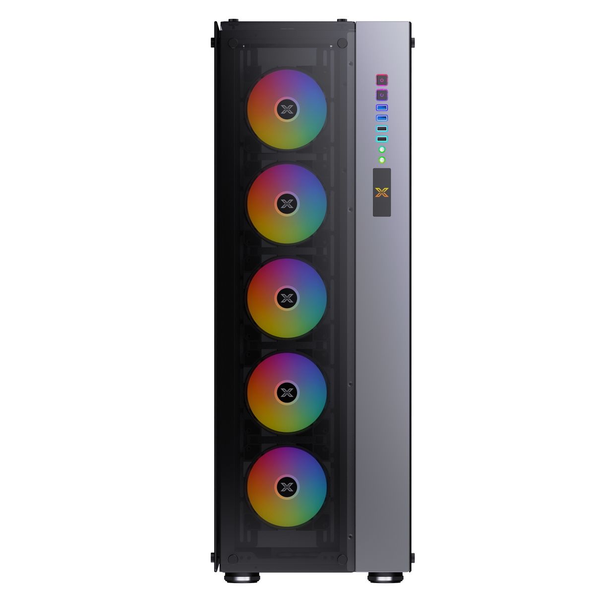 Корпус Xigmatek Elysium II (Super EATX, Left/Right/Top Tempered Glass ...