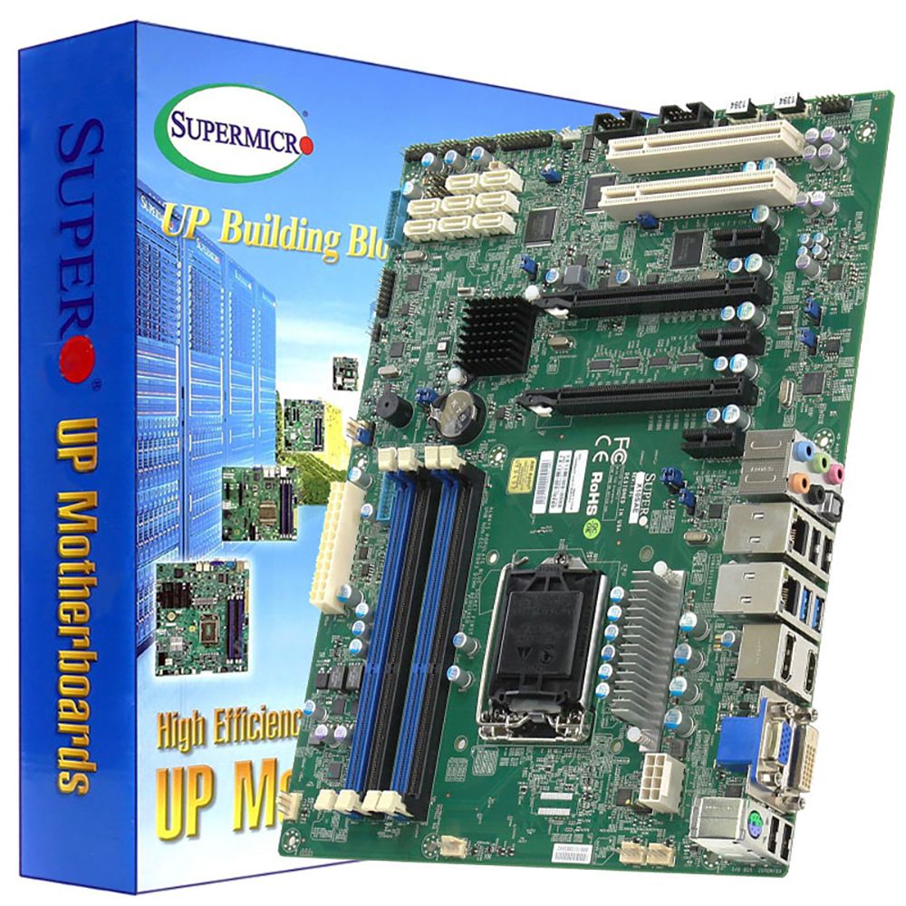 Материнская плата SuperMicro MBD-X10SAE-O, RTL ATX LGA 1150 4x 240-pin ...