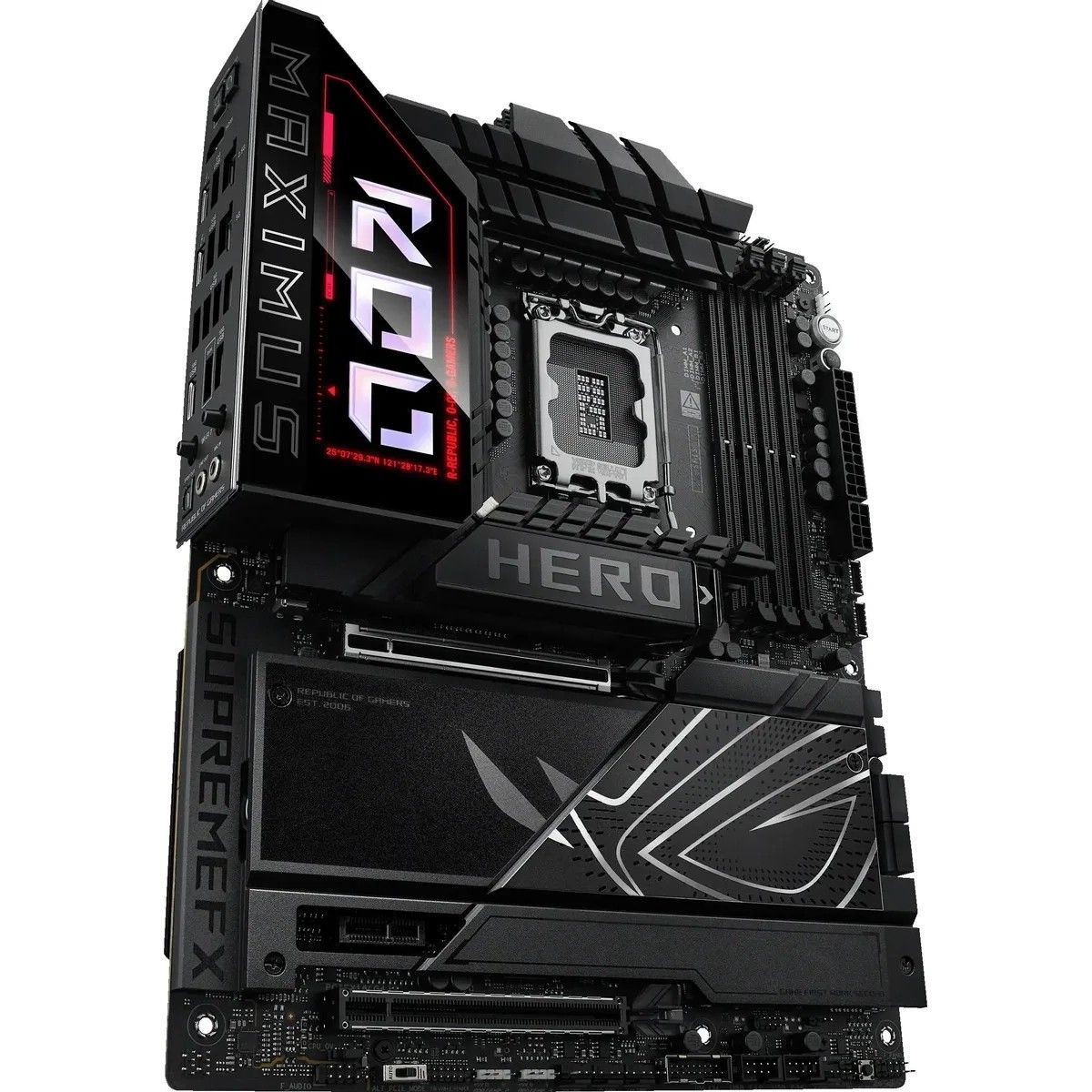 Материнская плата ASUS ROG MAXIMUS Z890 HERO LGA1851 ATX 4xDDR5 2xPCIEx16 PCIEx1 6xM.2 ...