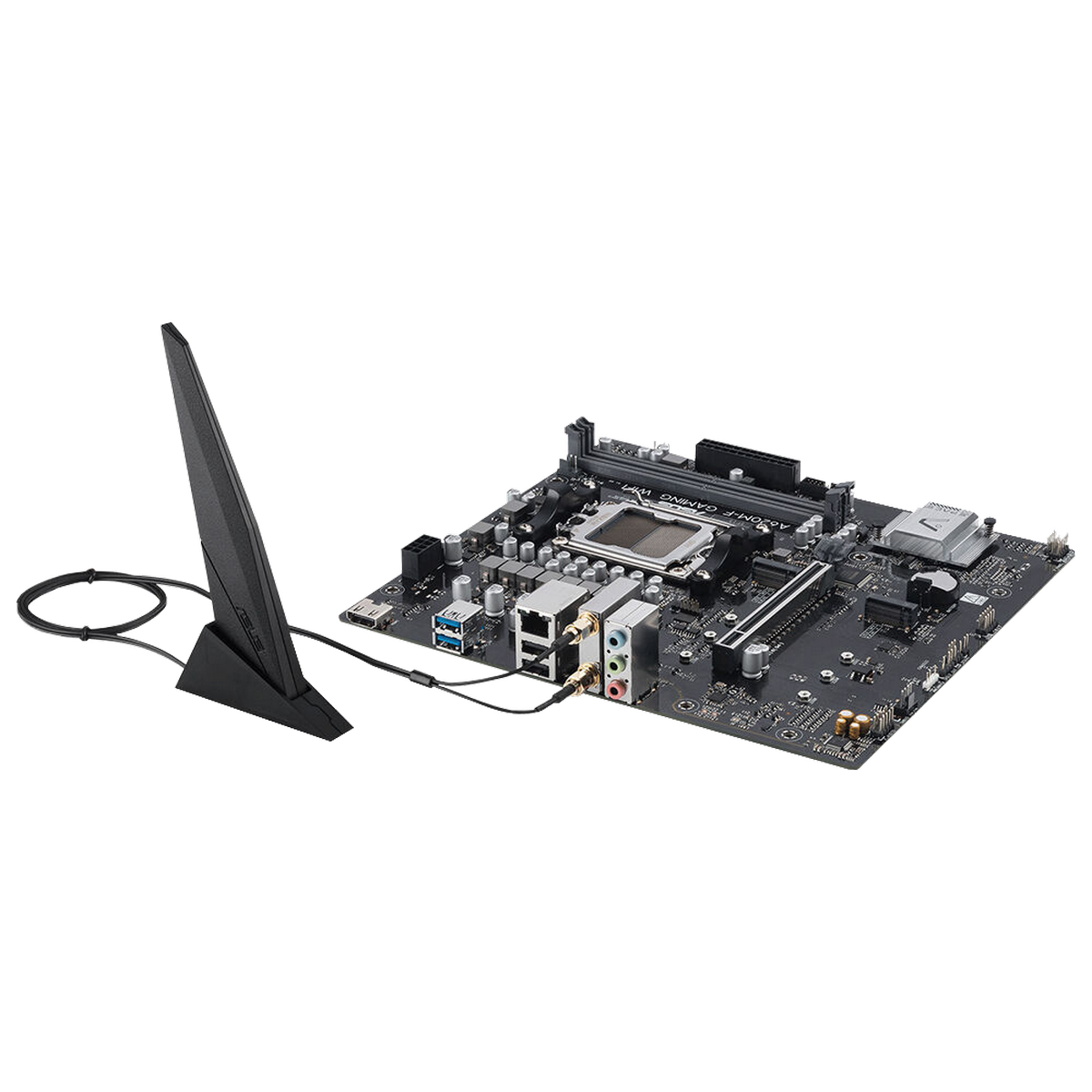 Материнская плата ASUS A620M-F GAMING WIFI AM5 mATX 2xDDR5 PCIEx16 2xM.2 HDMI 2.5GLAN Wi-Fi 6 с ...